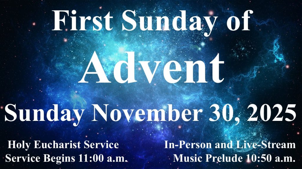 Holy Eucharist 11 a.m. - Old St. Paul's Anglican Church